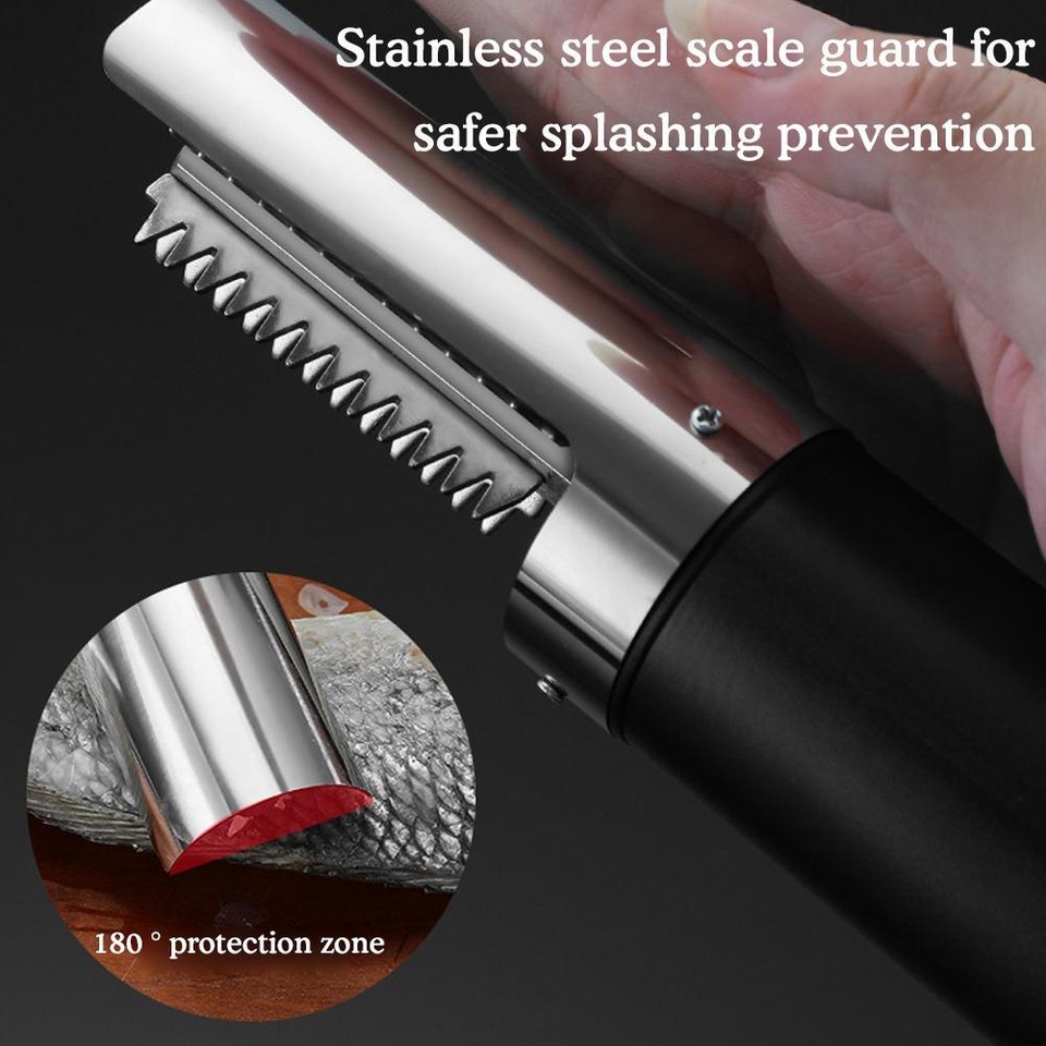 Portable Electric Fish Scaler Seafood Cleaning Tool Fish Scale Cleaner ...