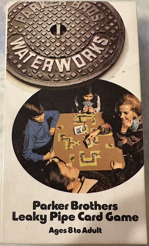 Vintage 1972 Parker Brothers WATERWORKS Leaky Pipe Card Game | eBay