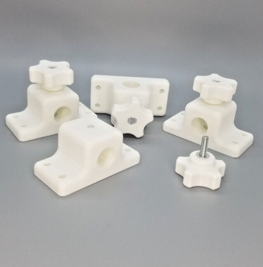 Sluice Box Leg Brackets Set Of 4. Sluice and Legs Not Included. 3D ...