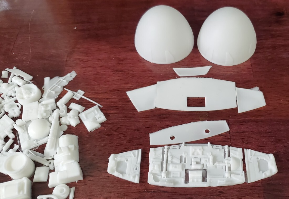 STAR WARS 1/24 studio scale Y-WING resin greeblies for RED JAMMER ...