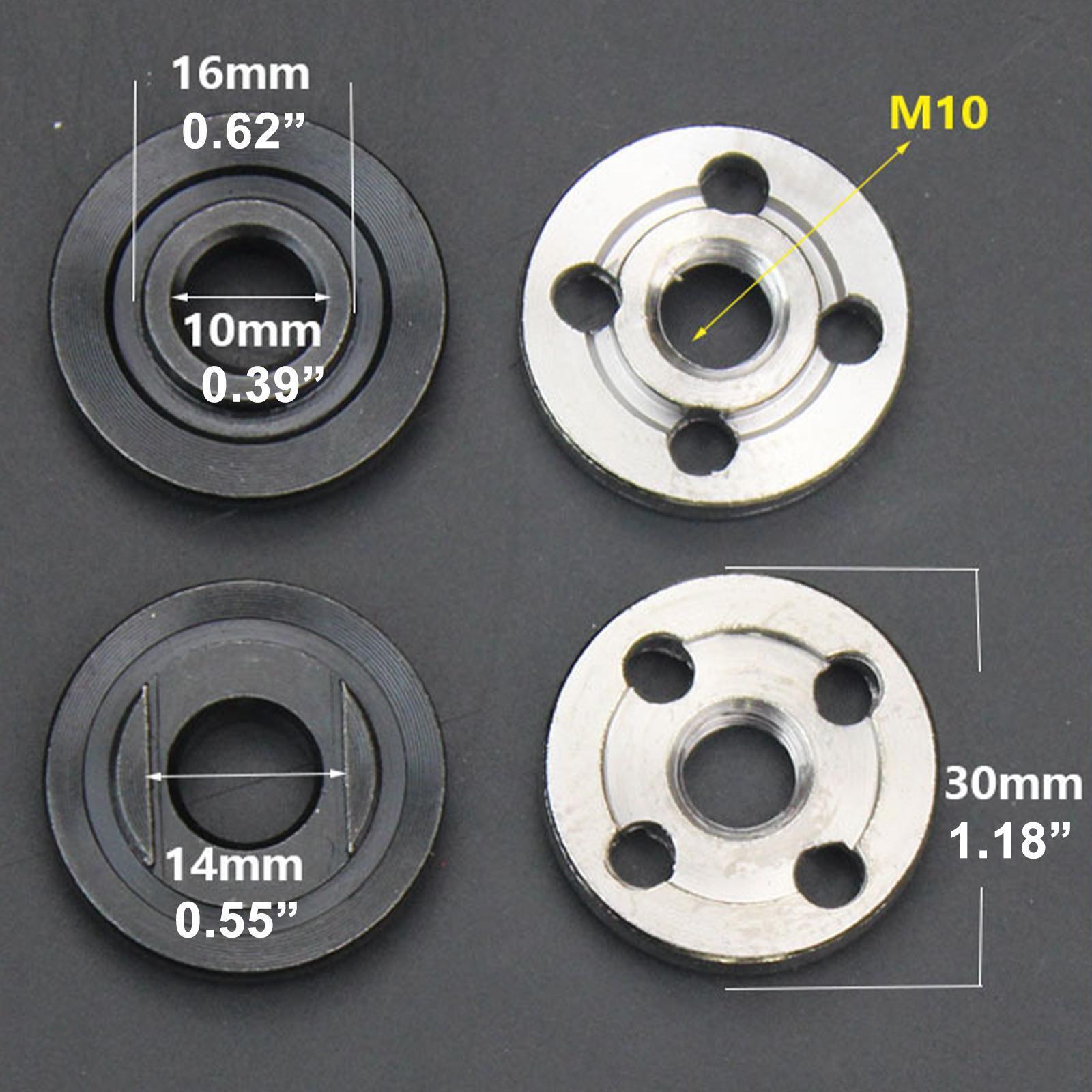 2x Replacement Angle Grinder Part Inner Outer Flange Nuts F4V6 K5E5 | eBay