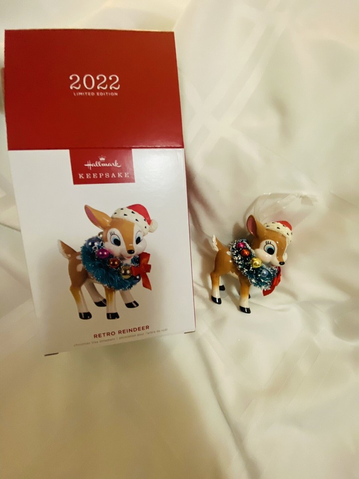 2022 Retro Reindeer Hallmark Keepsake Ornament Limited Edition - NIB | eBay