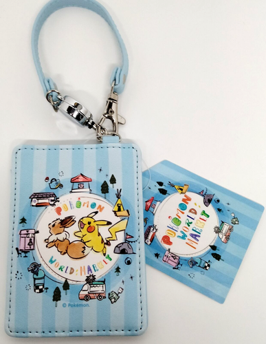 Pokémon Center pass case pokemon world market Pikachu Eevee | eBay