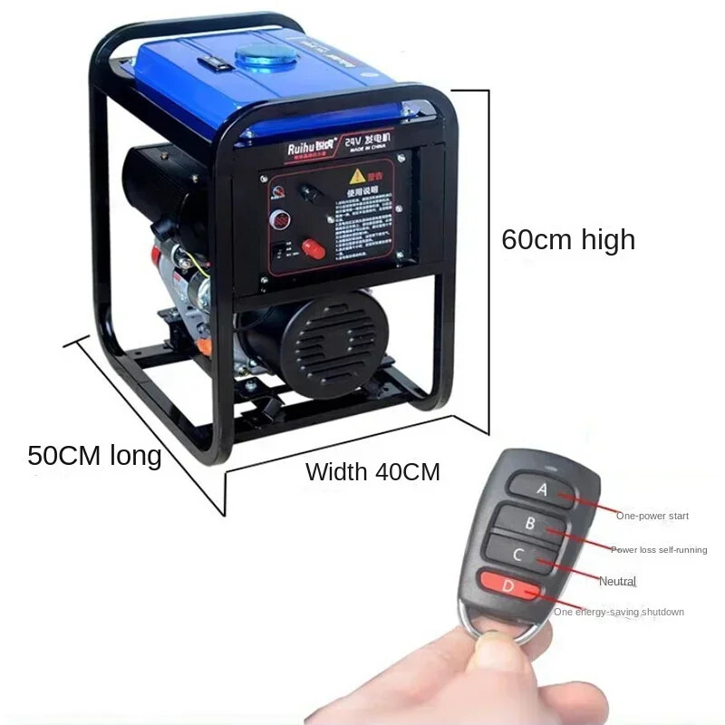 6 KW 24V DC Generator 24V Diesel Generator Diesel Generator 24V Battery ...