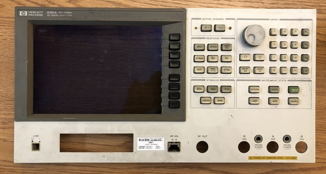 HP Agilent 8751A Baseband If and RF Network Analyzer 5 Hz to 500 MHz ...