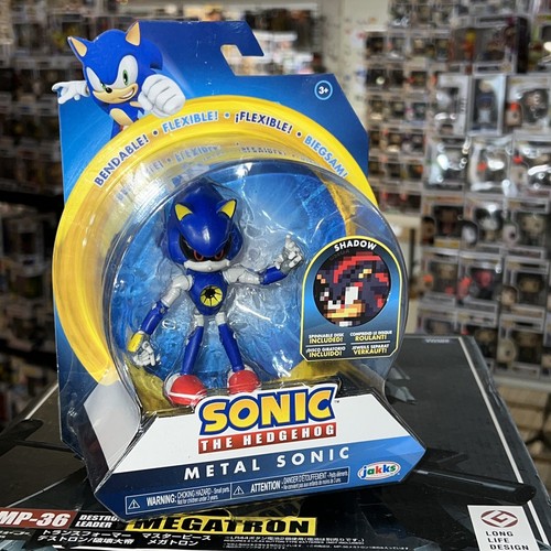 2019 Jakks Toys Sonic Hedgehog Metal Sonic 4” Action Figure w Shadow ...
