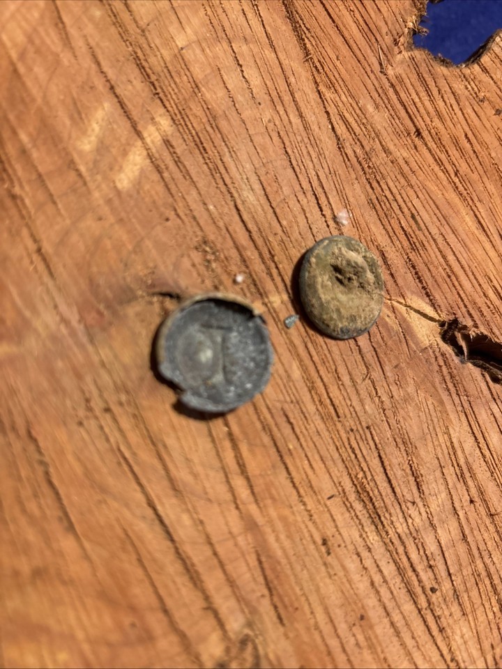 CIVIL WAR CONFEDERATE C.S.A. BLOCK I INFANTRY FULL SIZE COAT BUTTON DUG ...