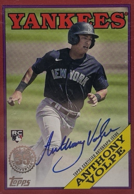 2023 Topps Series 2 - 1988 Topps Baseball Autographs Anthony Volpe ...