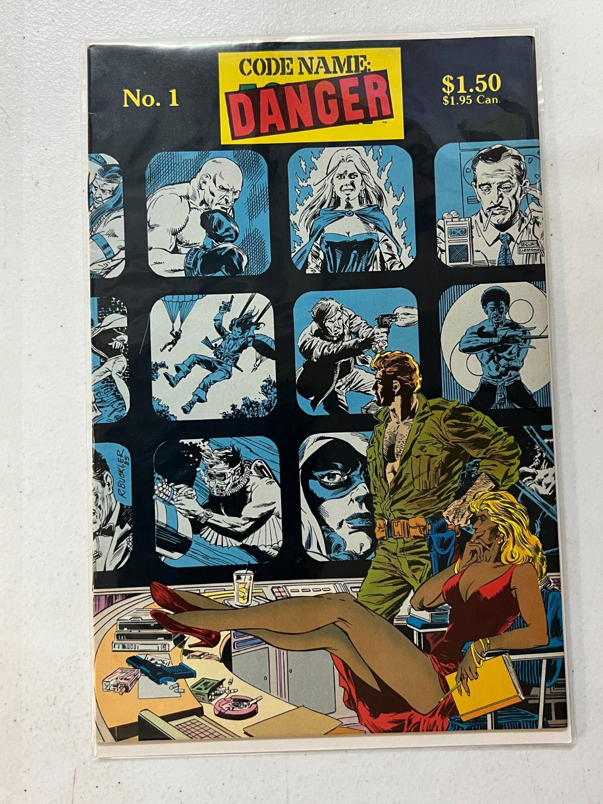 Code Name Danger #1 Lodestone Publishing Comic 1985 | Combined Shipping ...