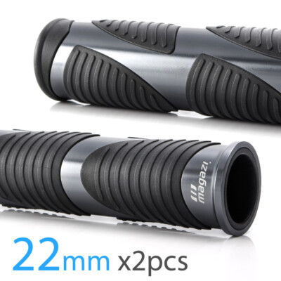 Wave grips Black TPR +Dark Grey Aluminum 7/8" x2PCS Sport Bike | eBay ...