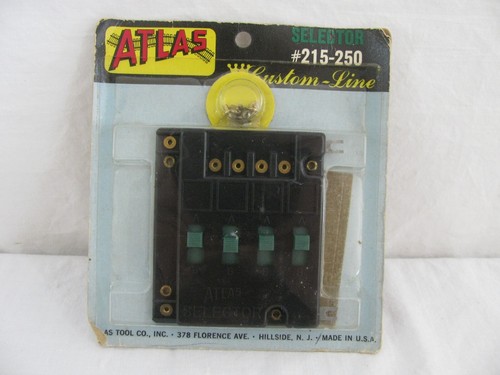 Vintage Atlas Custom Line 4-Switch Selector Panel #215-250 NOS | eBay