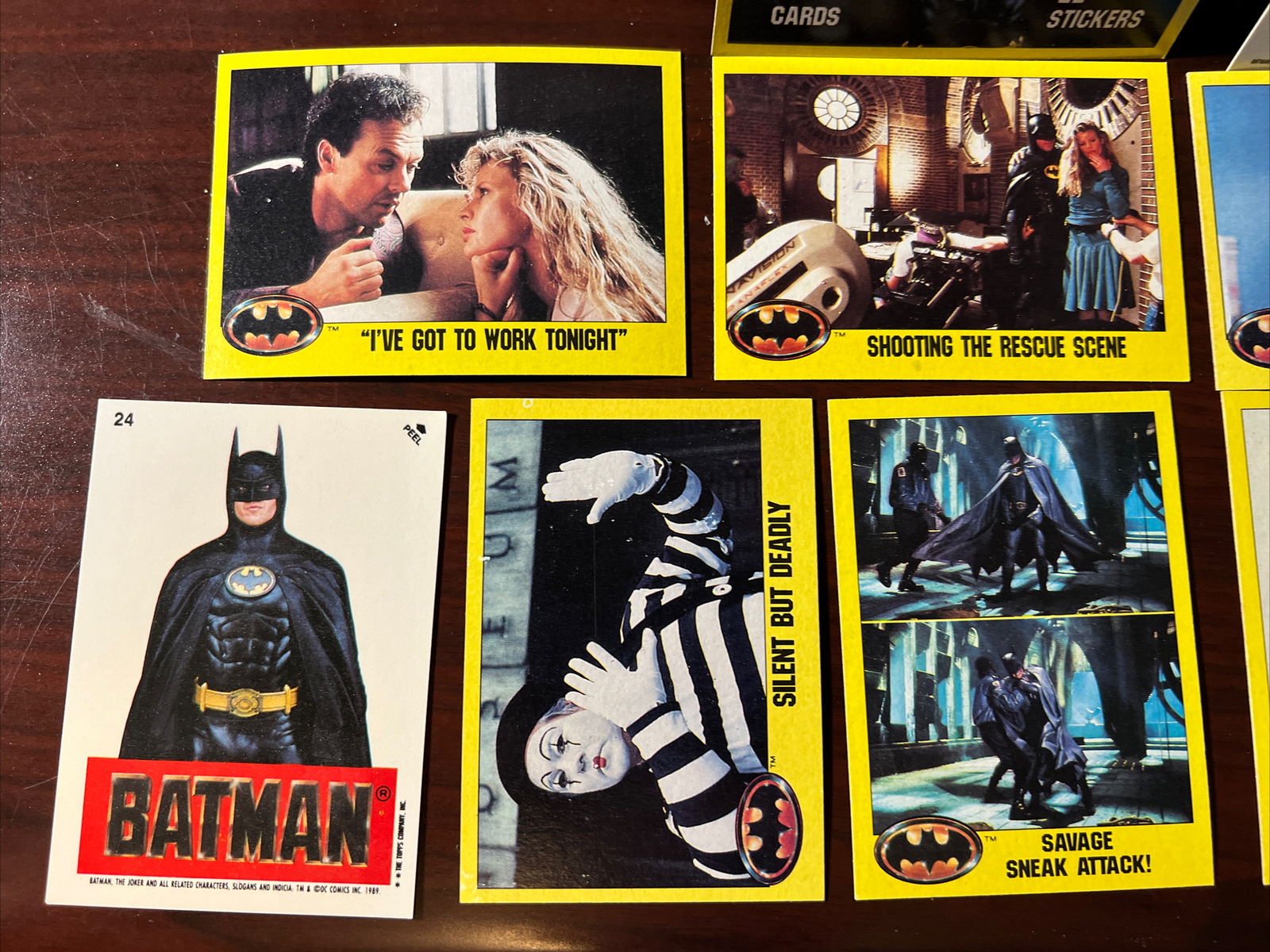 1989 Topps Batman Movie Series 2: Lot of 575+ Trading Cards ~ NM to ...