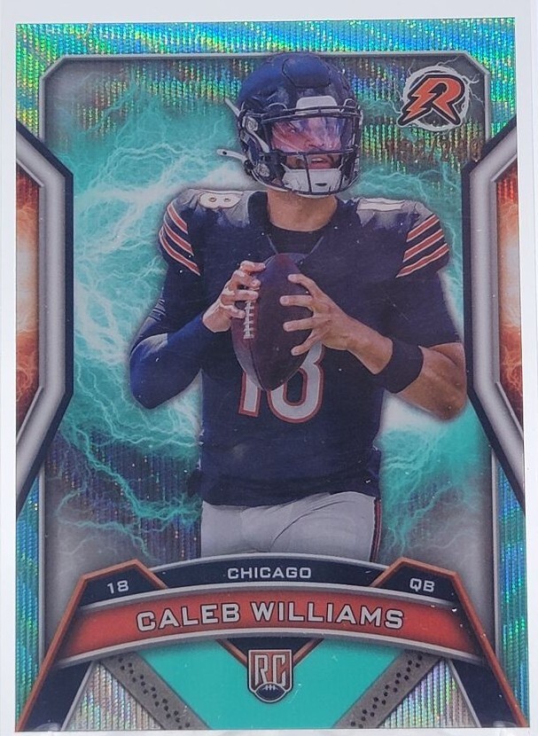 2024 Topps Resurgence - Rookies Caleb Williams #117 Aqua Surge ...