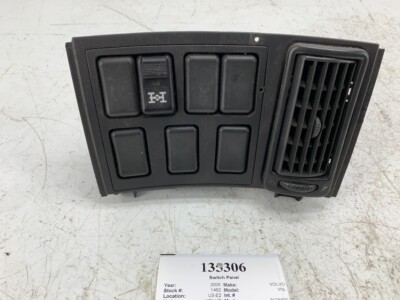 Volvo Rocker Switch Panel with HVAC Vent 3175600 | eBay