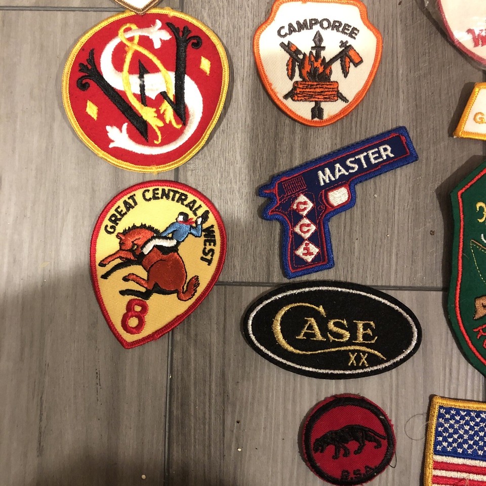 BOY SCOUT Gun NRA VINTAGE PATCH (47) Diamond Rifle 80’sPA Rifle Hunting ...