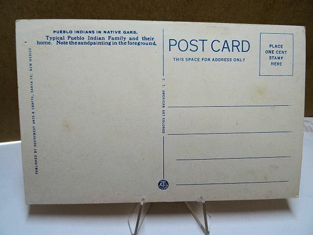 1920 Postcard Pueblo Indians In Native Gar | eBay