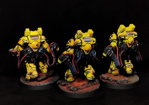 Black Templars Primaris Aggressors painted Warhammer 40k Primaris Space ...