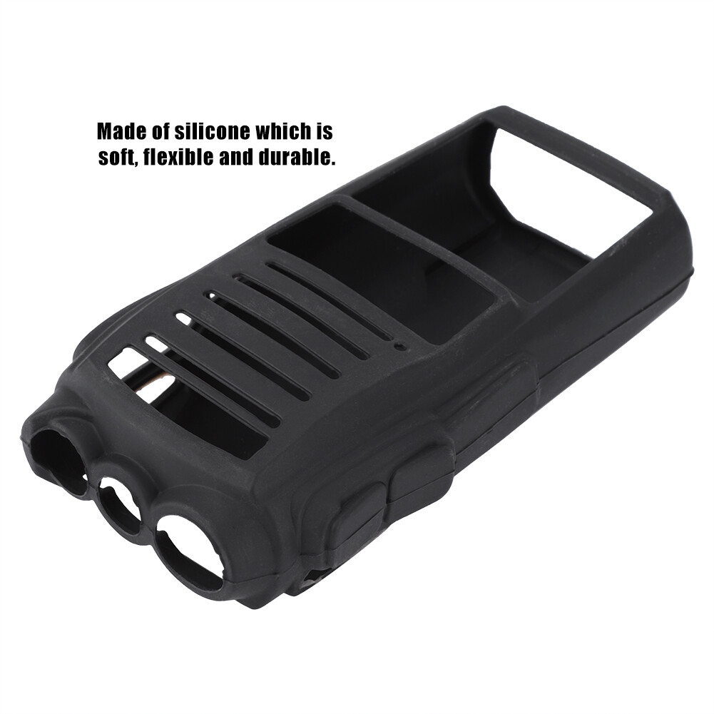 Soft Silicone Two Way Radio Holster Case Protection For UV82 Walkie ECM ...