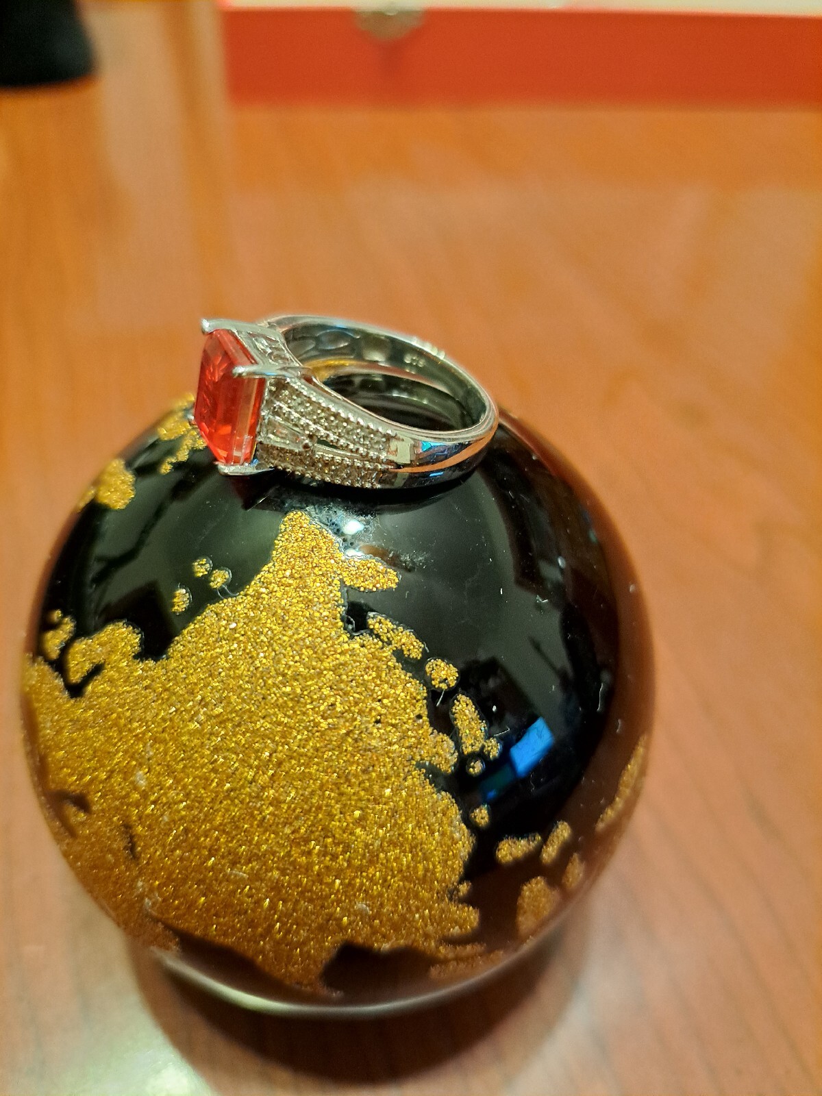 Volcanic Quartz, White Topaz Ring in Platinum Over Sterling Silver ...