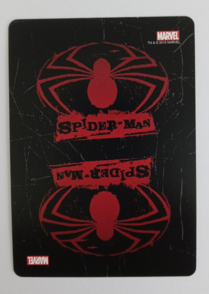 2010 Bicycle Marvel Spider Sense Spider-Man Playing Card Queen Hearts ...