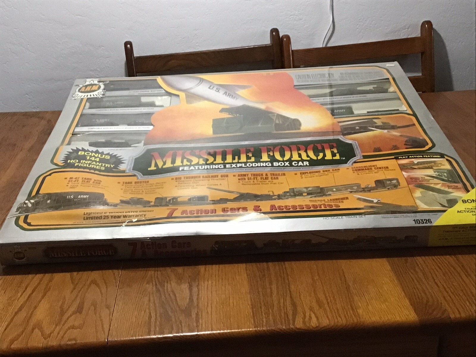 AHM Missile Force HO Scale Train Set Featuring Exploding Box Car | eBay