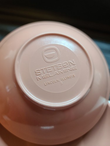 Set of 5 Stetson Melamine Dinnerware Plum 4¾” Dessert Berry Bowls | eBay