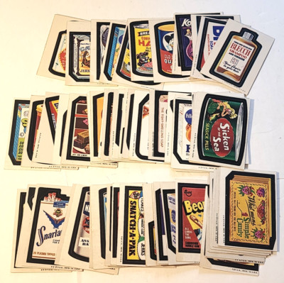 LOT of 83 VINTAGE 1970's TOPPS WACKY PACKAGES CARDS | eBay