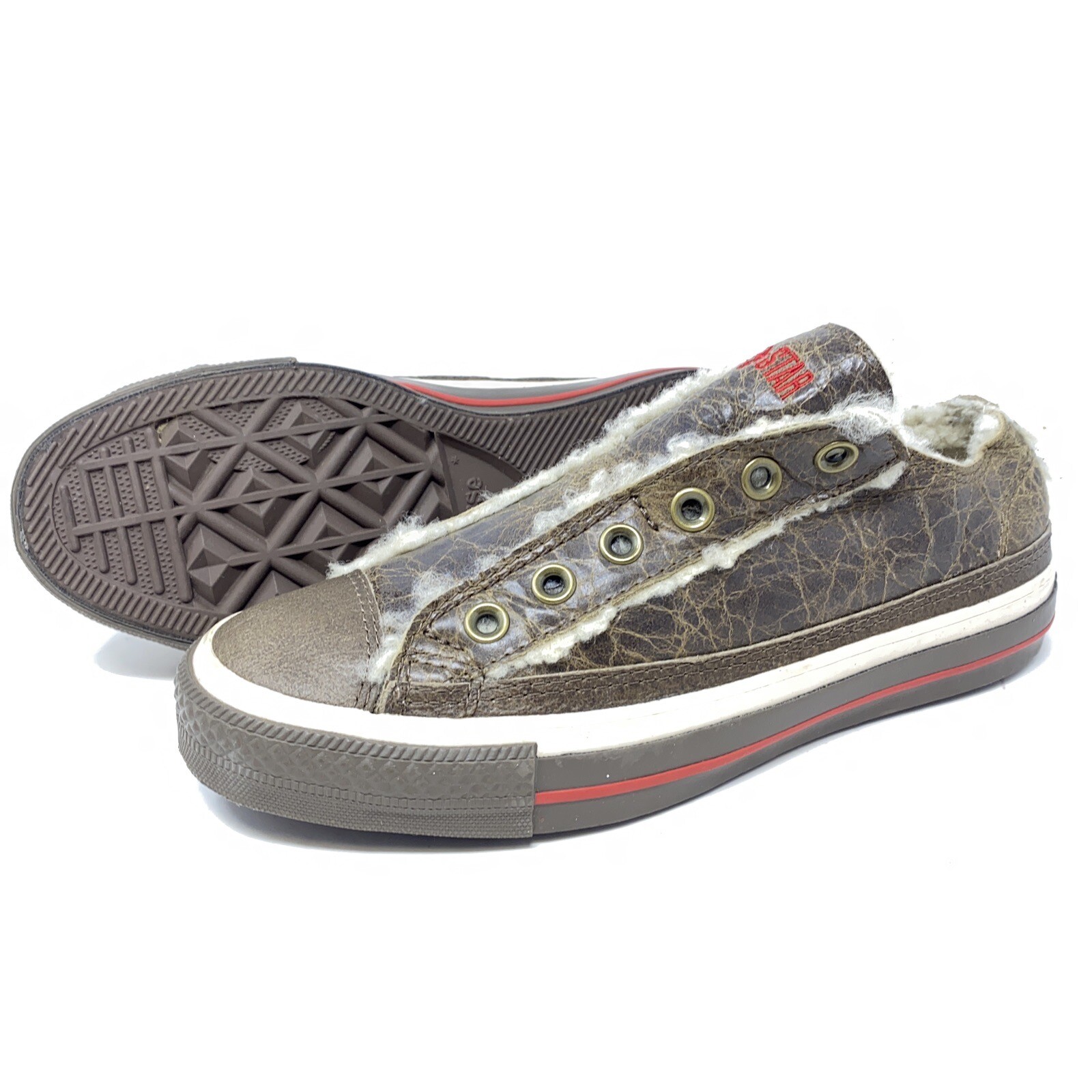 Converse Chuck Taylor All Star Wool Shearling Slip On… - Gem