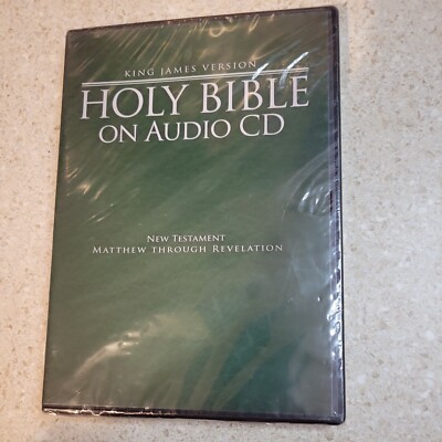 HOLY BIBLE on Audio CD New Testament King James Version BRAND NEW ...