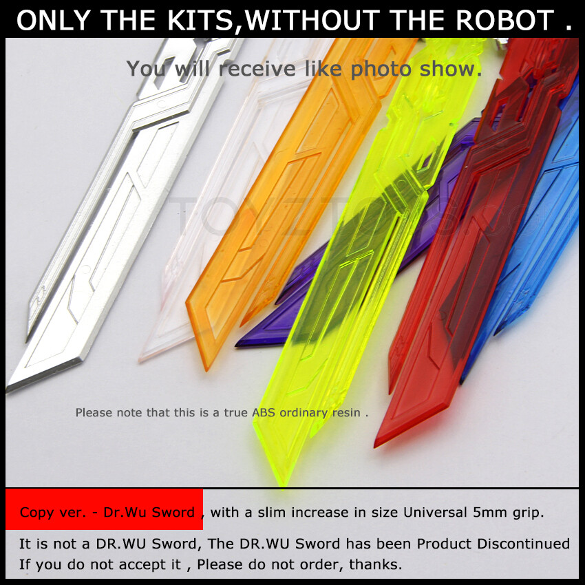 Copy ver. DW-TP08 Blue Skybreaker Sword | Dr. Wu Upgrade Color Swrod to ...