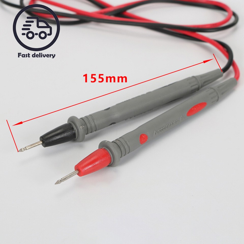Super Thin Tip Needle Multi Meter Test Probe Digital Multimeter Tester ...