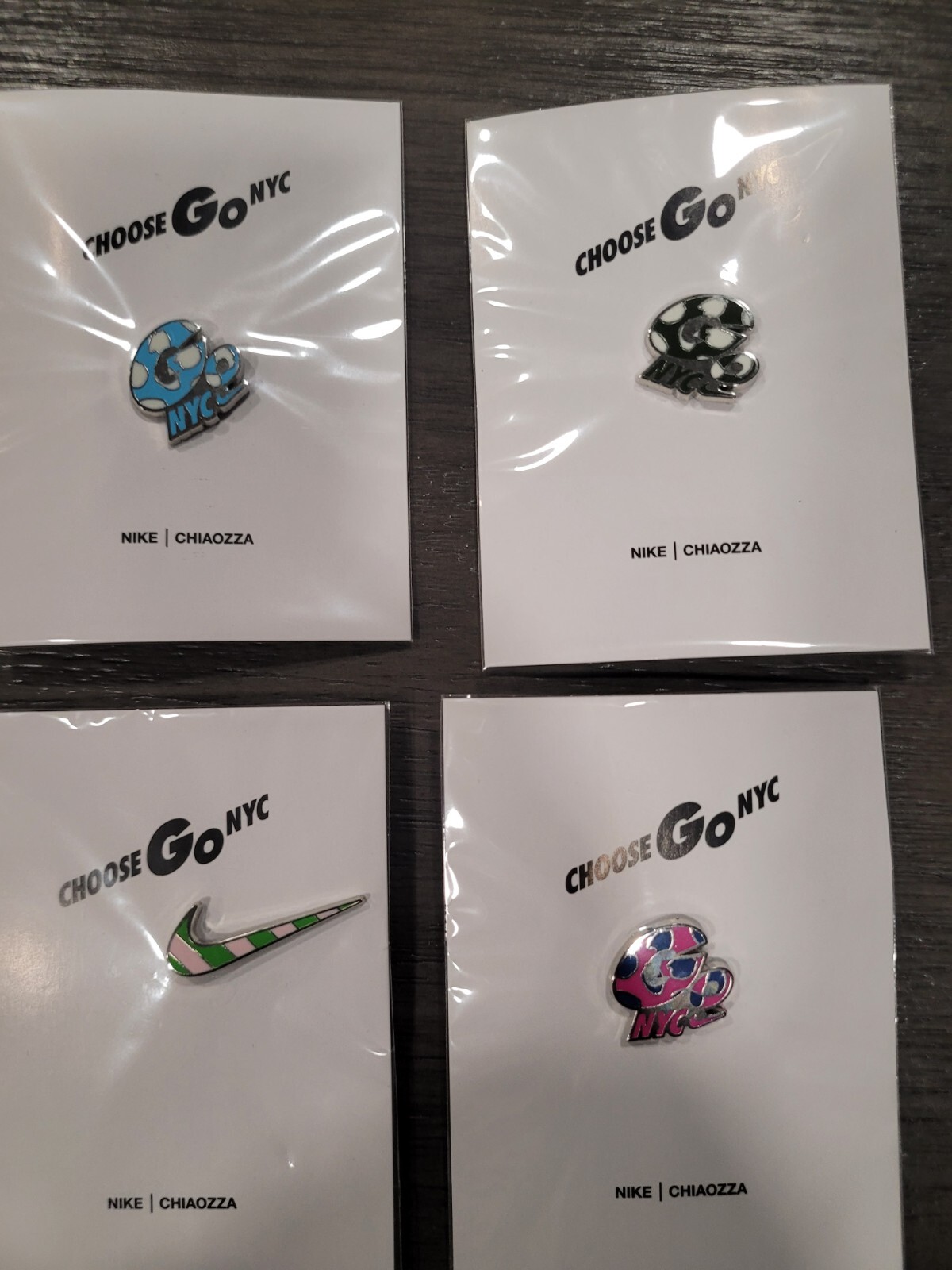 NIKE (CHOOSE GO NYC)***1 of a kind***NIKE PIN/BROOKLYN TO NYC 5K ...