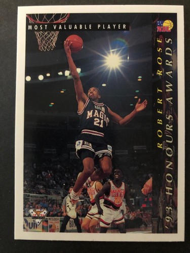 1994 Futera Australian NBL Basketball MVP Robert Rose | eBay