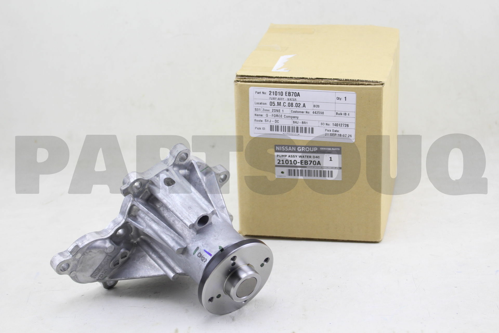 21010EB70A Genuine Nissan PUMP ASSY-WATER 21010-EB70A | eBay