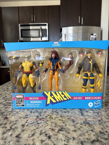 Marvel Legends X-Men Love Triangle 3-Pack Wolverine, Cyclops, Jean Grey ...