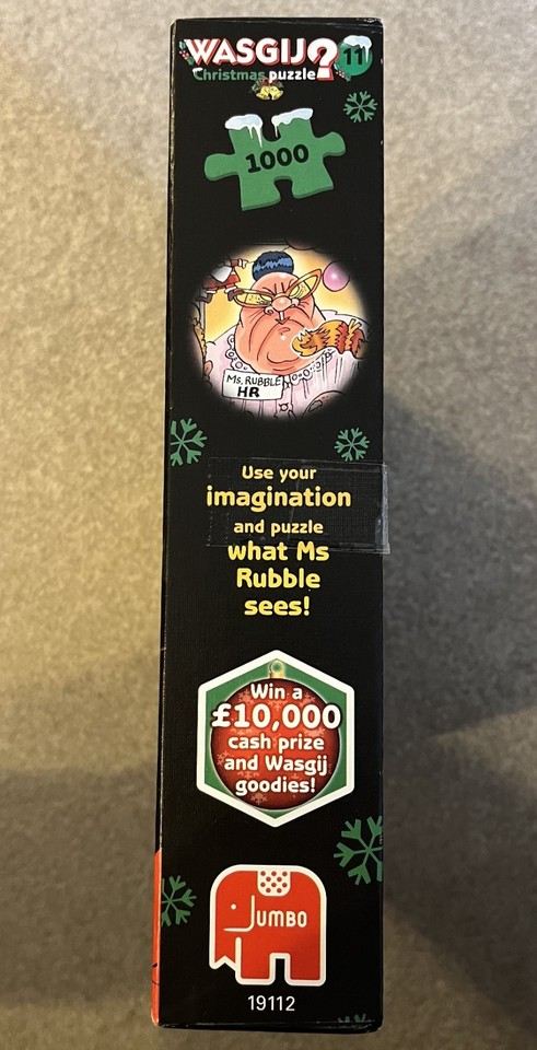 Wasgij Christmas Puzzle 11 " Double Trouble! " 1000 pieces Completed ...