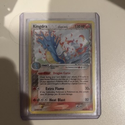 2006 Kingdra Delta Species Holo Rare 10/110 Gold Border Holon Phantoms ...