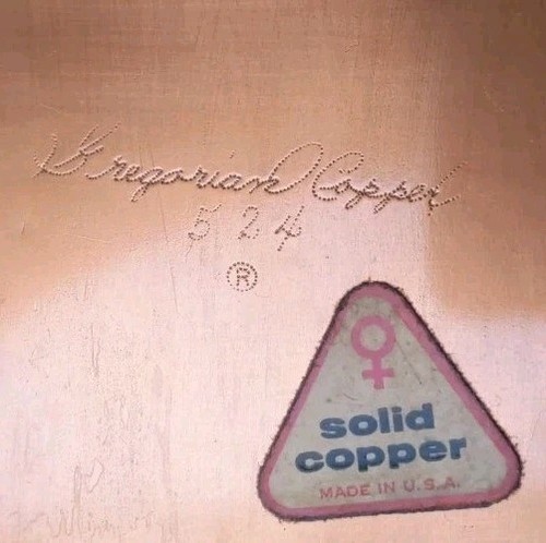 Vintage Solid Gregorian Copper Trinket Hinged Box #524 | eBay