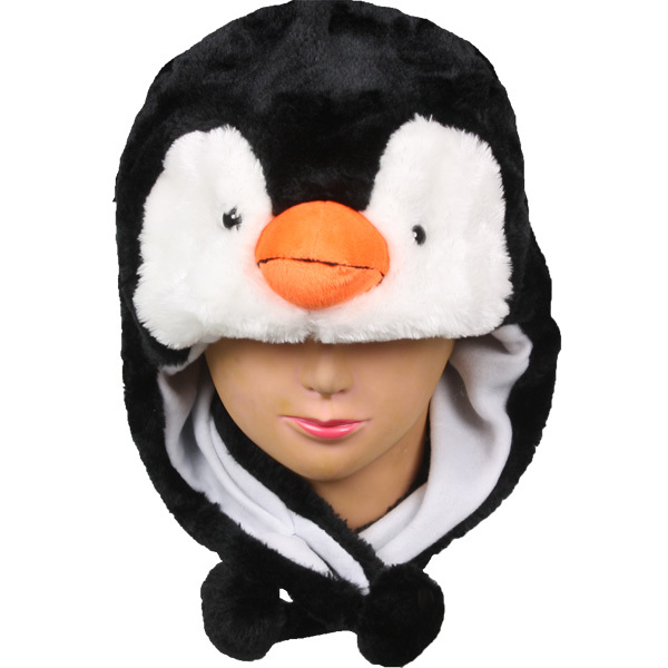 New Cartoon Animal Hat Winter Hat Fluffy Plush Hat Warm Cap Earmuff ...