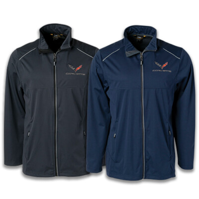 MEN'S C7 CORVETTE JACKET LITE THREE LAYER CLASSIC NAVY/CARBON M,L,XL 74 ...