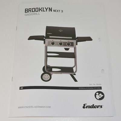 Gebrauchsanleitung Gasgrill Grill Enders Brooklyn Next 3 | eBay.de