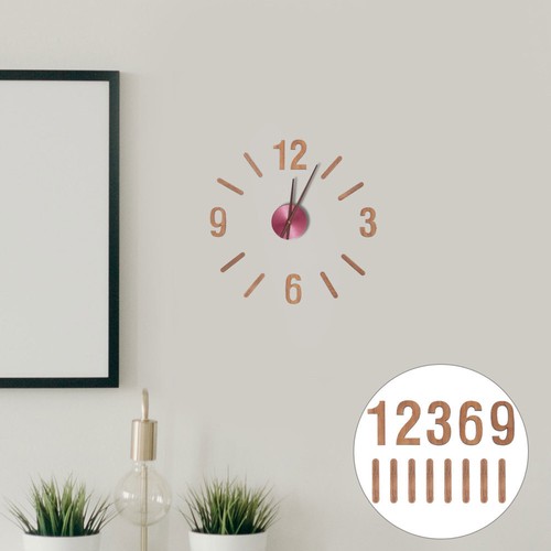 Clock Numerals Numbers Self Adhesive Clocks Hand-made Wall Replacement ...