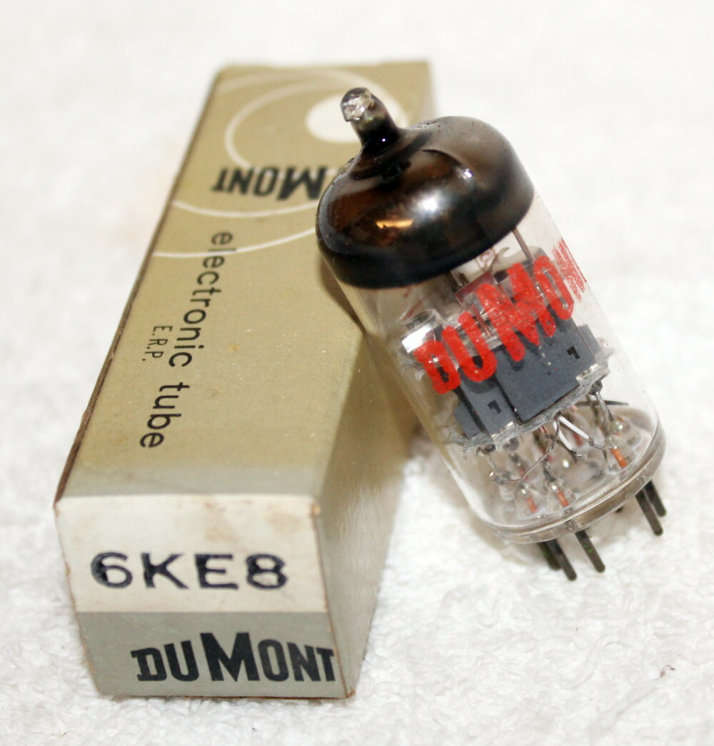 1- Dumont 6KE8 NOS Audio Ham Radio Vacuum Tube in Box ~ Holland ~Tests ...