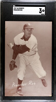 1947 Exhibits Preacher Roe SGC 3 - VG | eBay