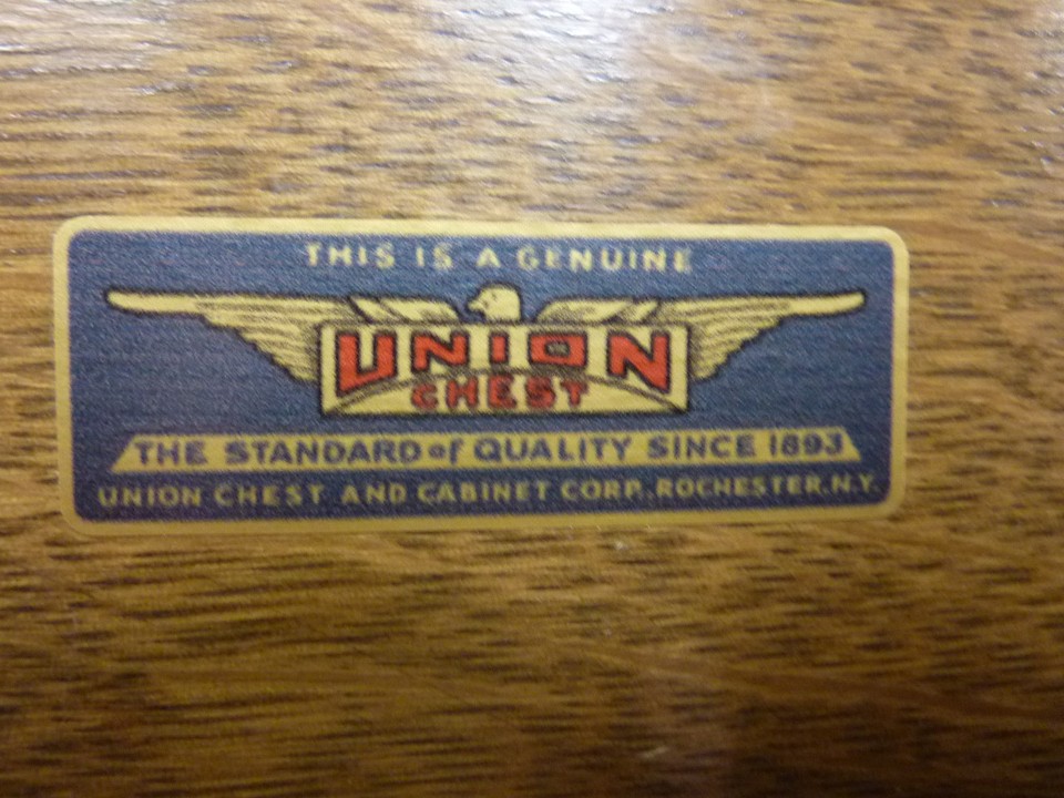 "UNION CHEST AND CABINET CORP. EMBLEM" for Machinist Chest | eBay