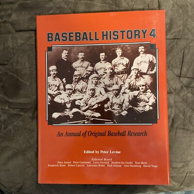 A Baseball History 4 An Annual Of Original Baseball Research Book | eBay