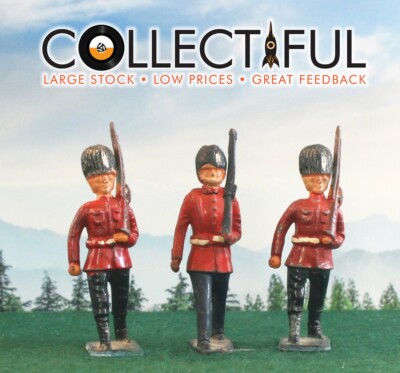GRENADIER GUARD LEAD SOLDIER FIGURES X3 - VINTAGE - BRITAINS SCALE - 🔥 ...