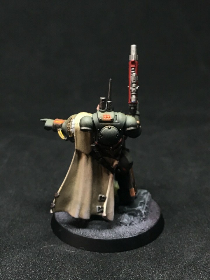Dark Angels Captain in Phobos Armour Warhammer 40k conversion Space Marines | eBay