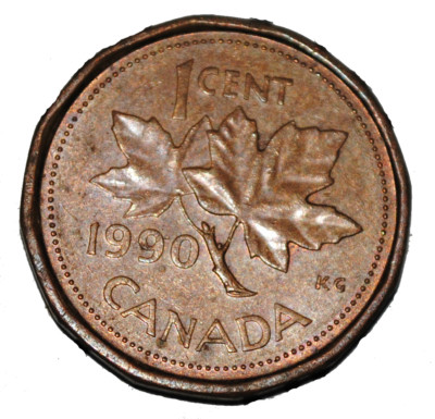 Canada 1990 1 Cent Copper One Canadian Penny Coin | eBay