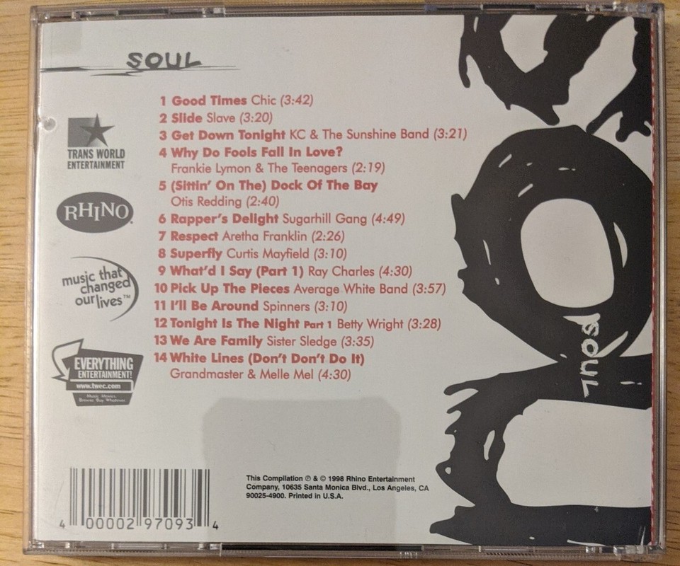 SOUL Music That Changed Our Lives CD Sugarhill Grandmaster Frankie ...